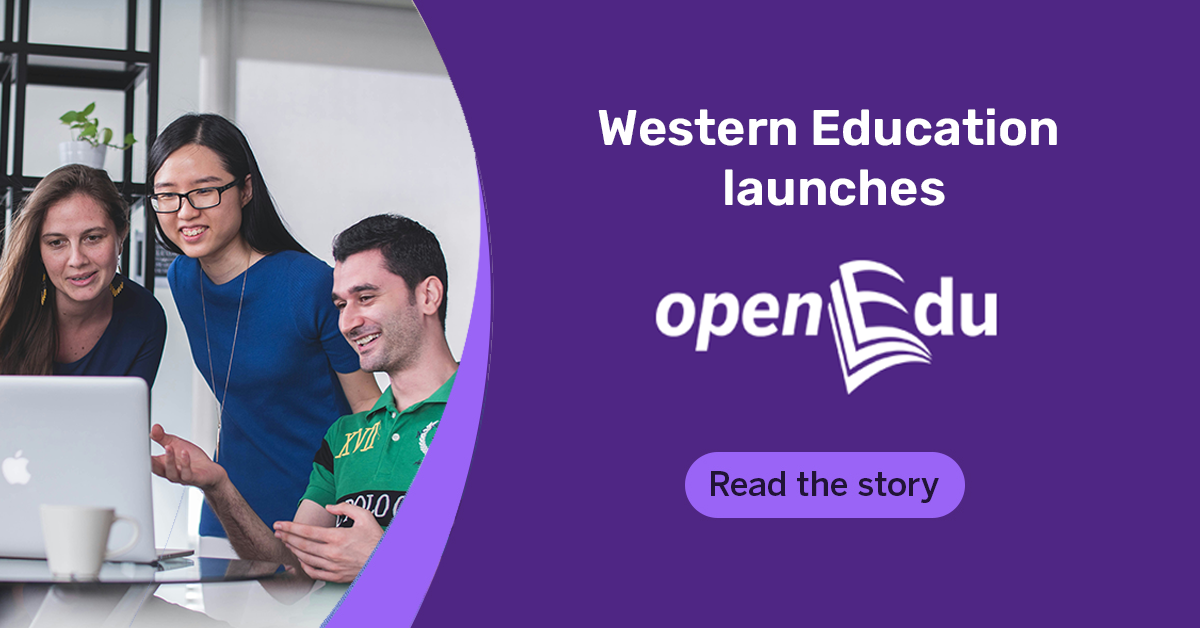 Western Education launches OpenEdu - Faculty of Education - Western University