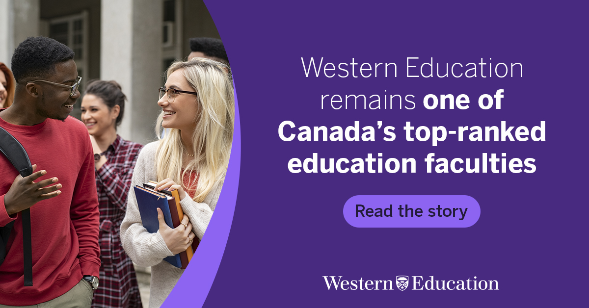 Western Education remains one of the world's top-ranked education faculties - Faculty of ...